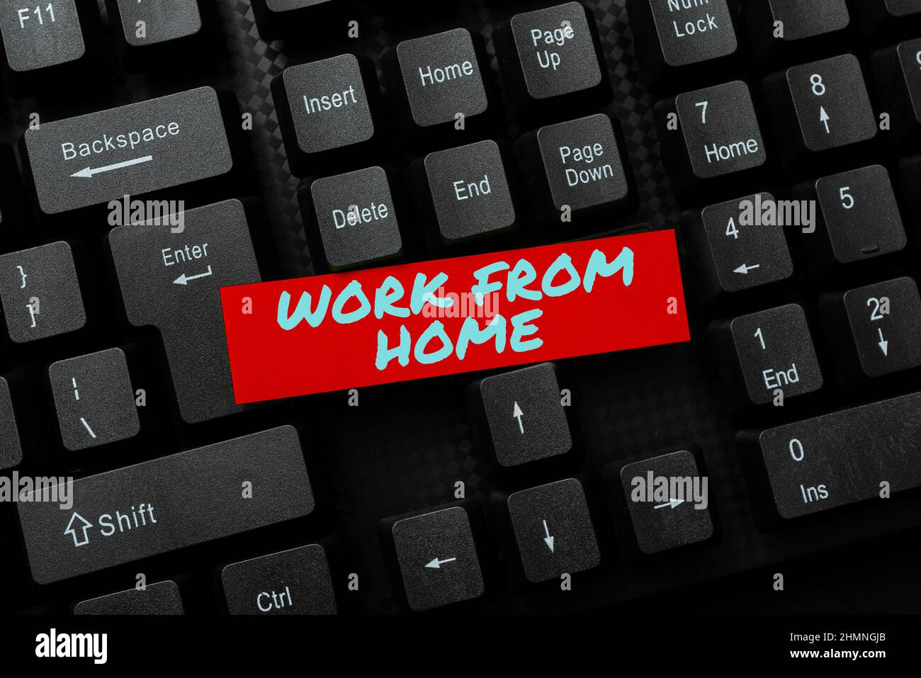 Sign displaying Work From Home. Internet Concept Work From Home Writing ...