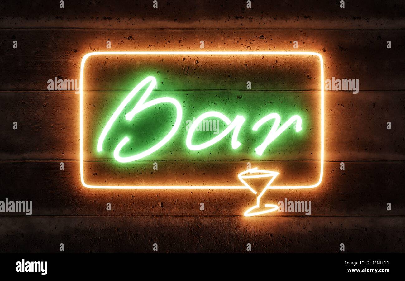 neon sign with the word lounge written in hand written letters on a ...