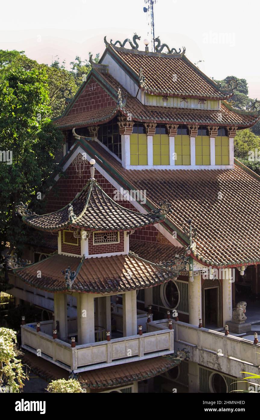 Cultural Ma-cho temple in San Fernando on the island Luzon on the ...