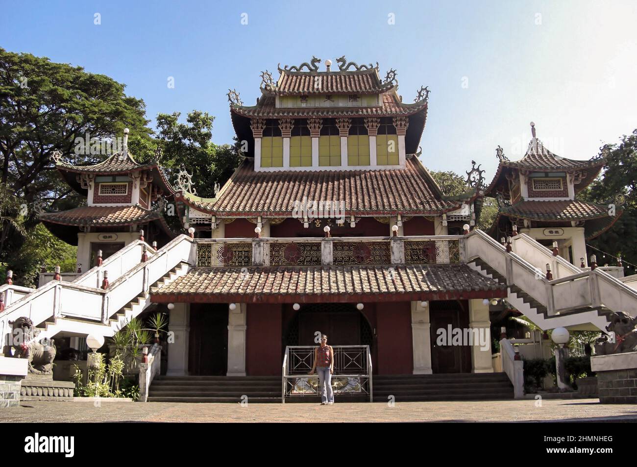 Cultural Ma-cho temple in San Fernando on the island Luzon on the ...