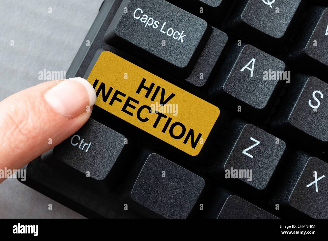 Hand writing sign Hiv Infection. Business overview A disease of the ...