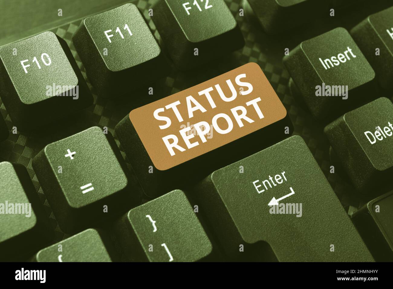 Hand writing sign Status Report. Business overview Update Summary of ...