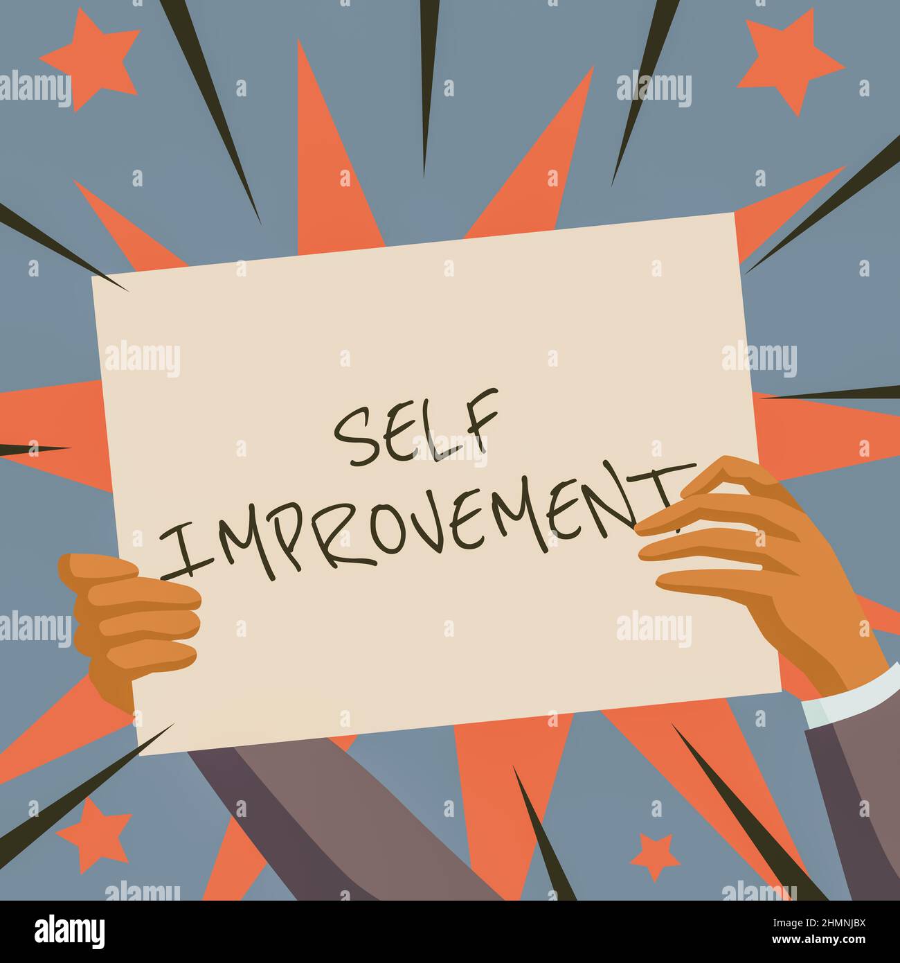 Text showing inspiration Self Improvement. Word Written on process of ...