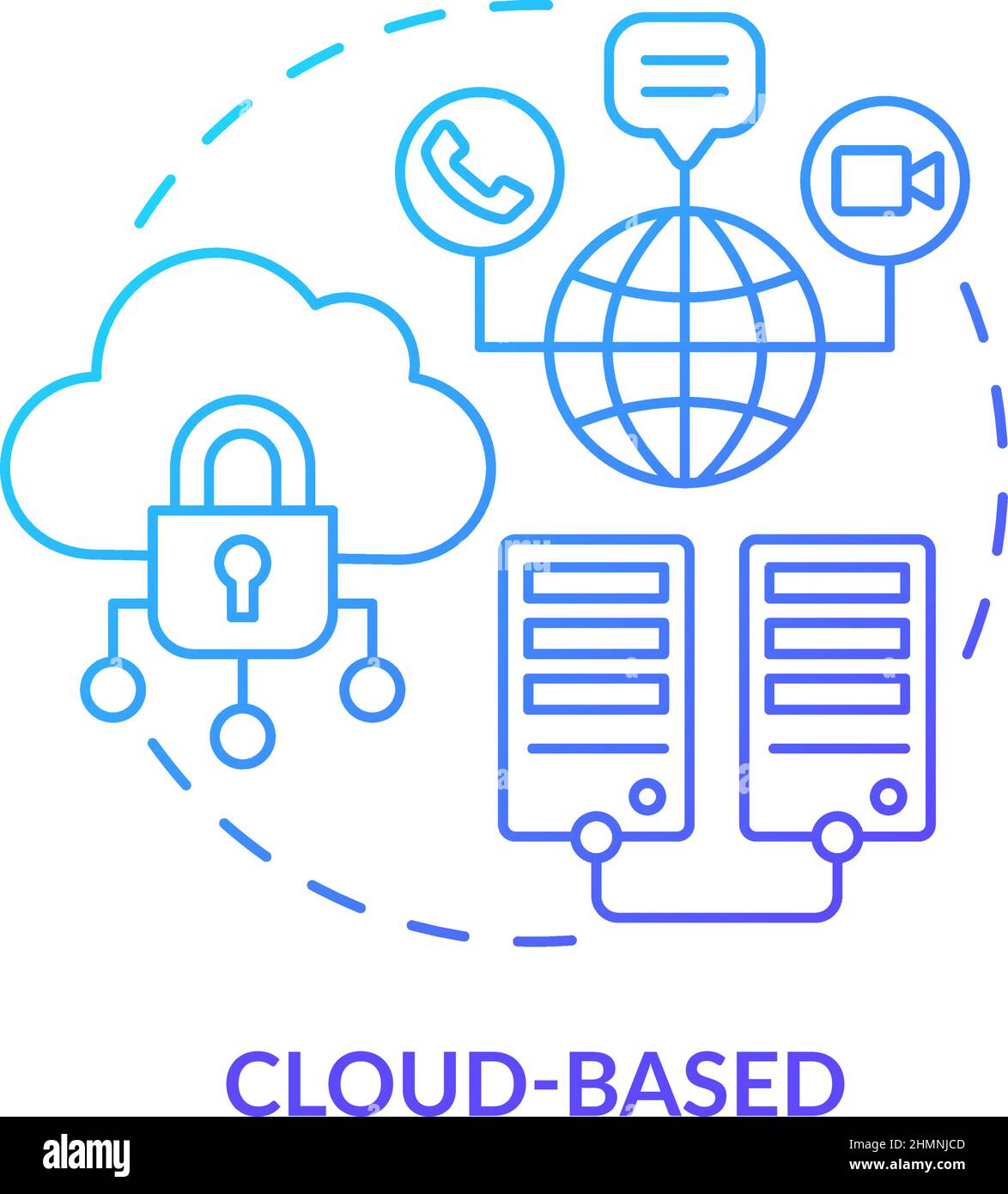 Cloud based security Stock Vector Images - Alamy