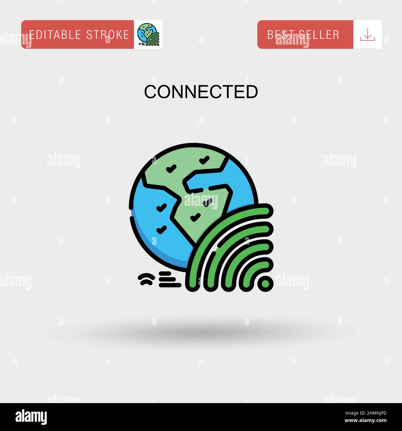 Connection connected connect Stock Vector Images - Alamy