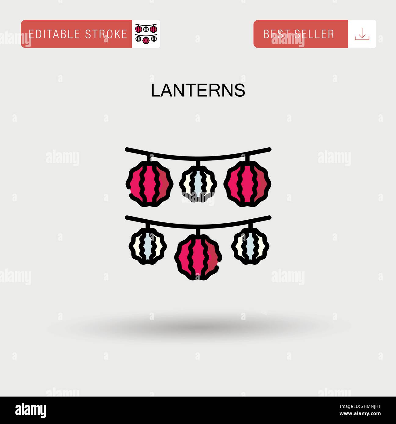 Ball lanterns Stock Vector Images - Alamy