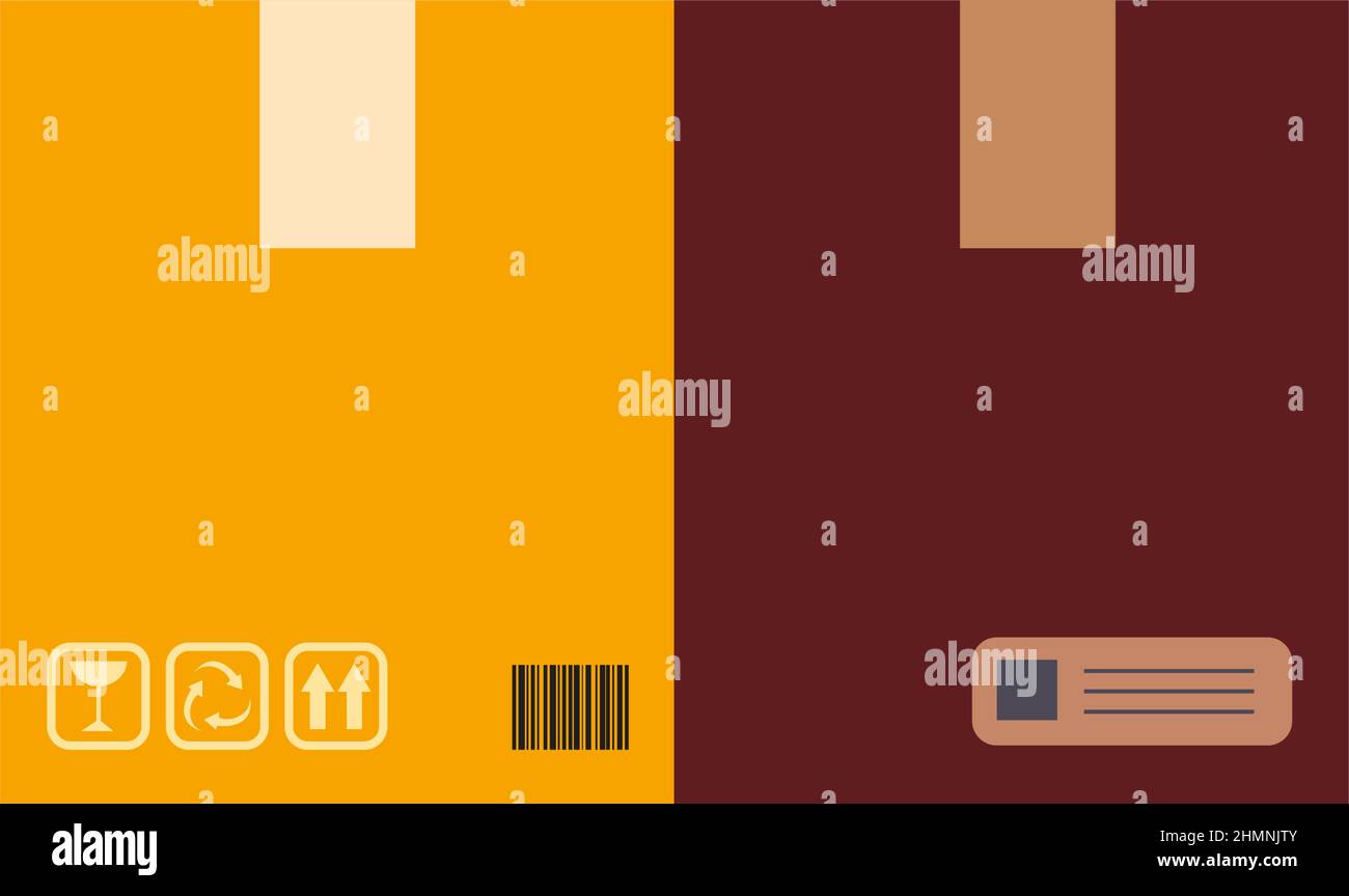 delivery box design over white Stock Vector Image & Art - Alamy