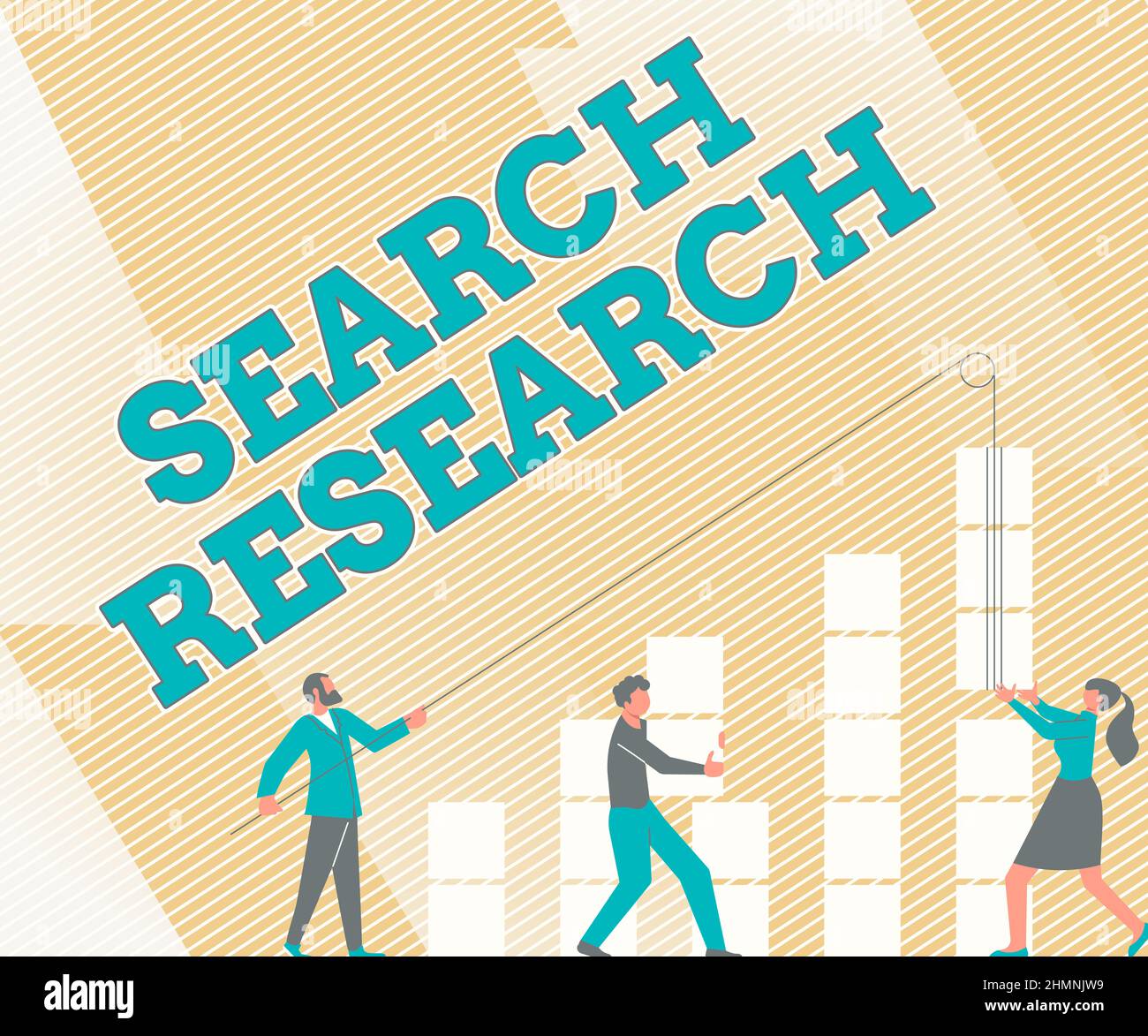 Conceptual caption Search Research. Business showcase creative and ...