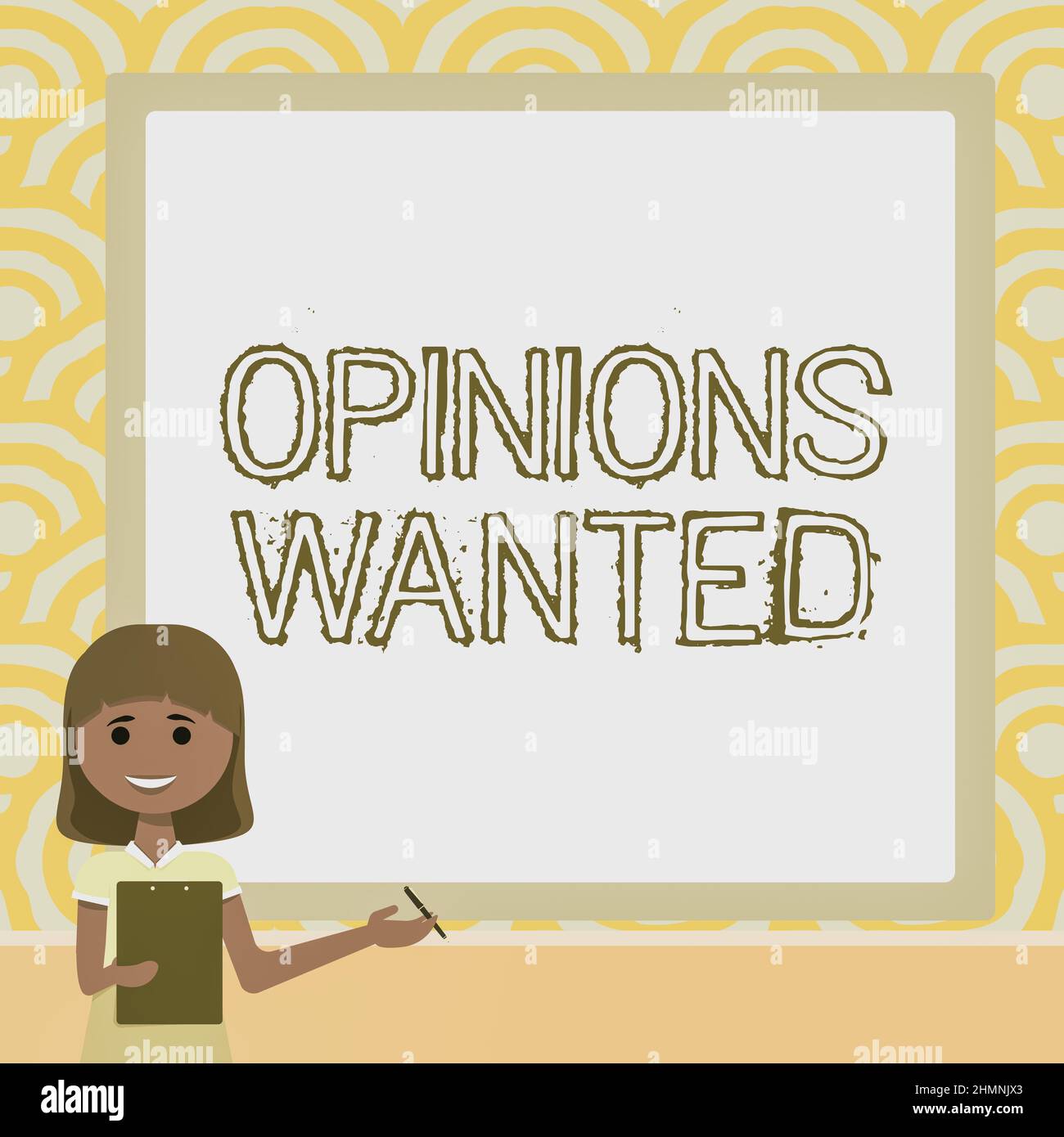 Writing displaying text Opinions Wanted. Conceptual photo judgment or ...