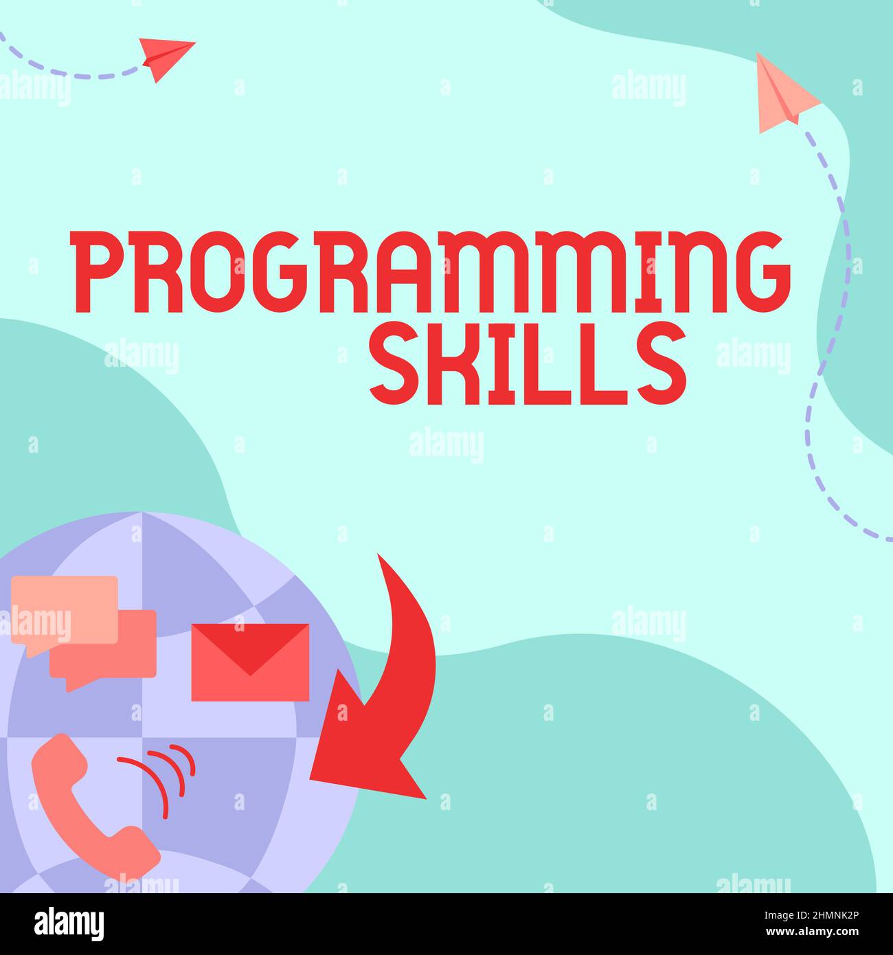 Text showing inspiration Programming Skills. Word for skills vital to write a program so ...