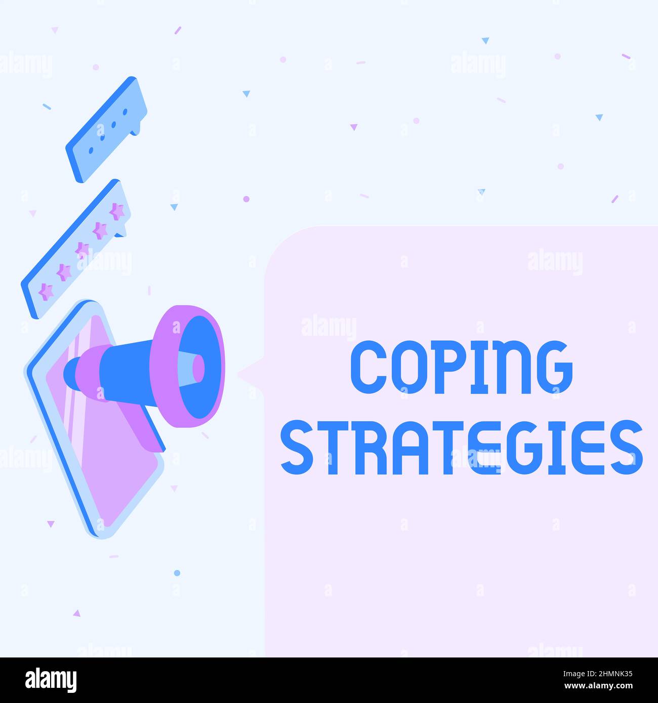 Hand writing sign Coping Strategies. Business concept general plan or ...