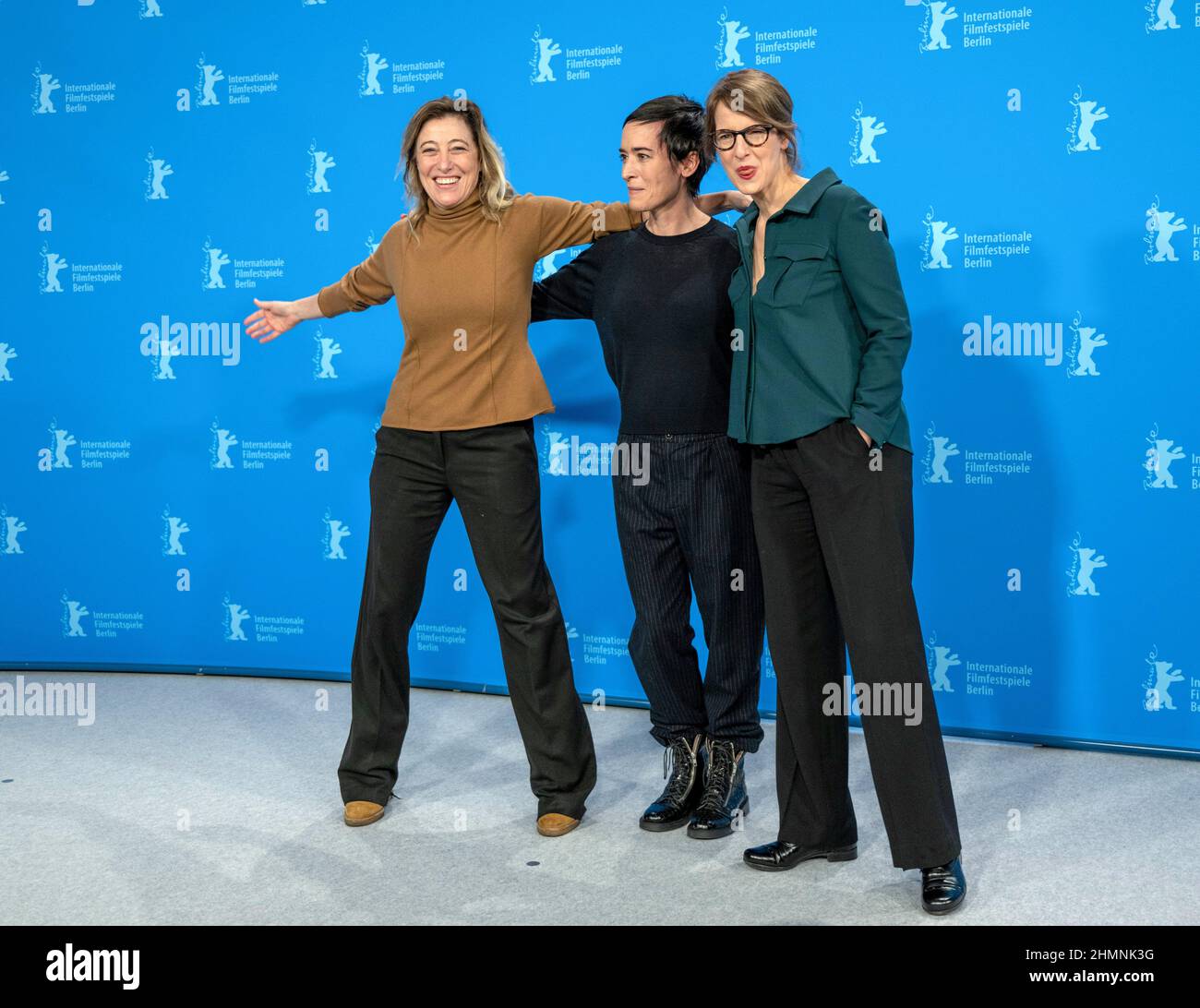 Berlin, Germany. 11th Feb, 2022. Actress Valeria Bruni Tedeschi (l-r ...