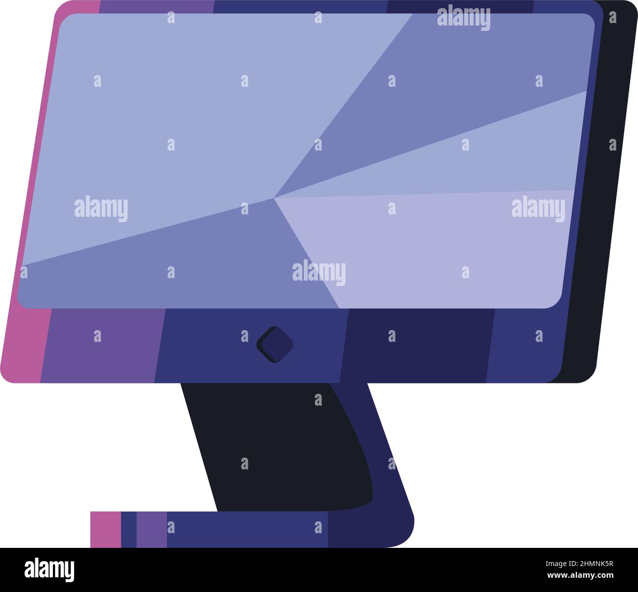 purple monitor screen over white Stock Vector Image & Art - Alamy
