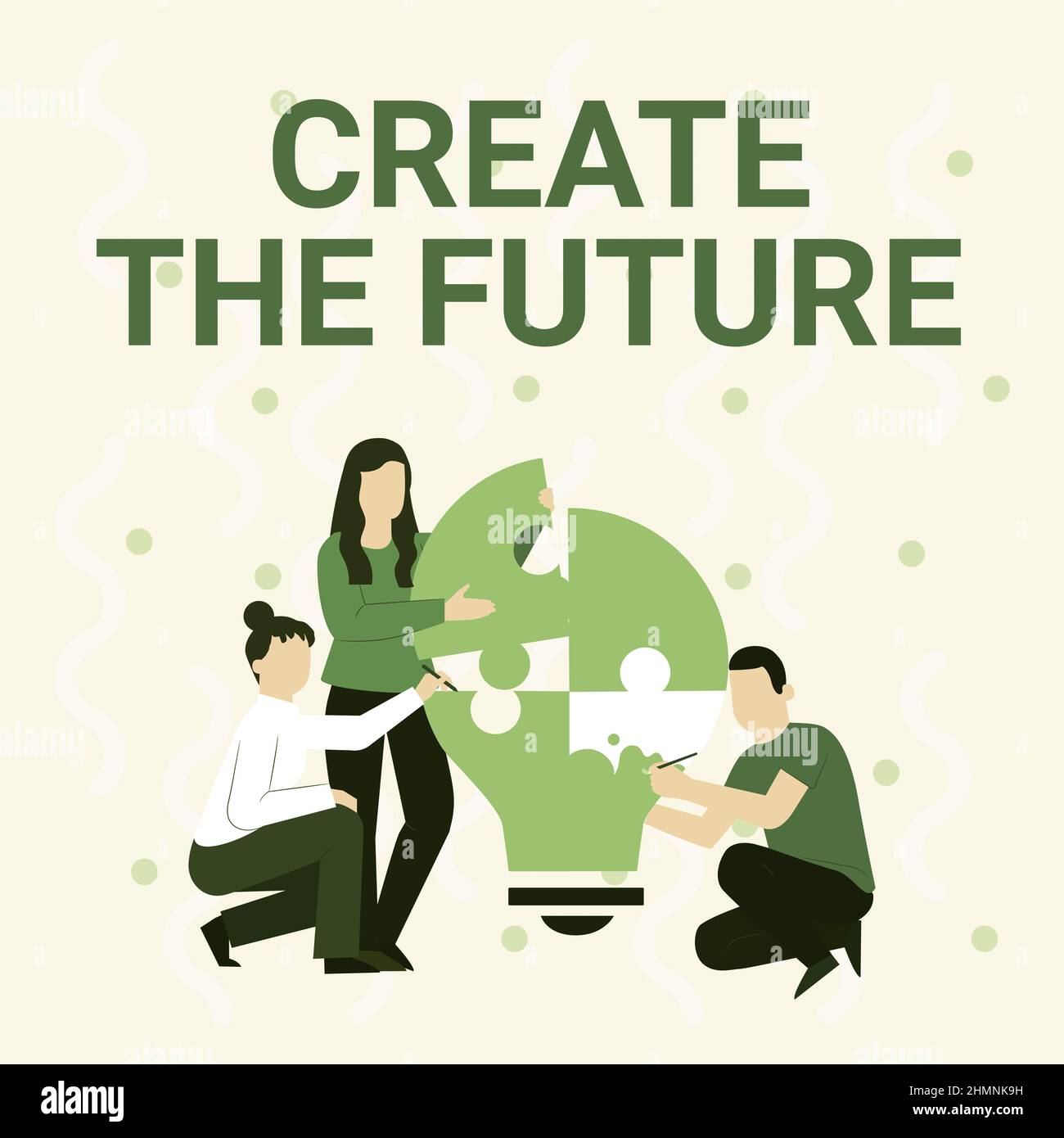 Hand writing sign Create The Future. Internet Concept work really hard ...