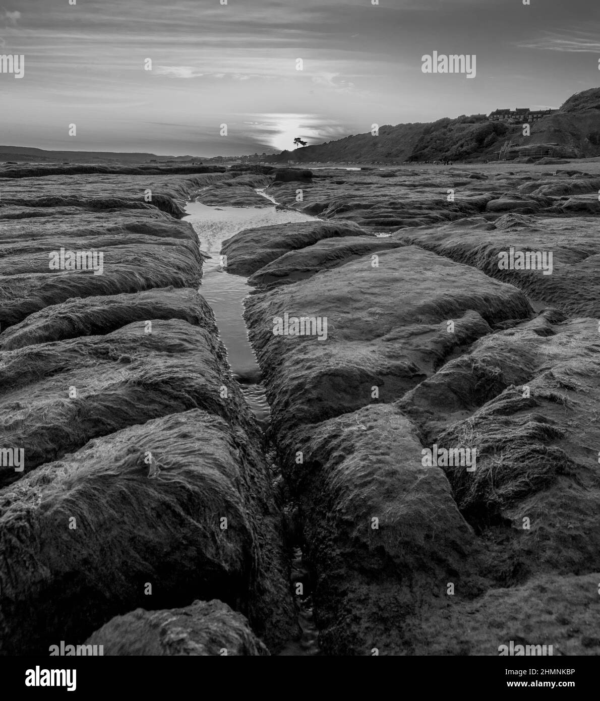 Devon coast Black and White Stock Photos & Images - Alamy