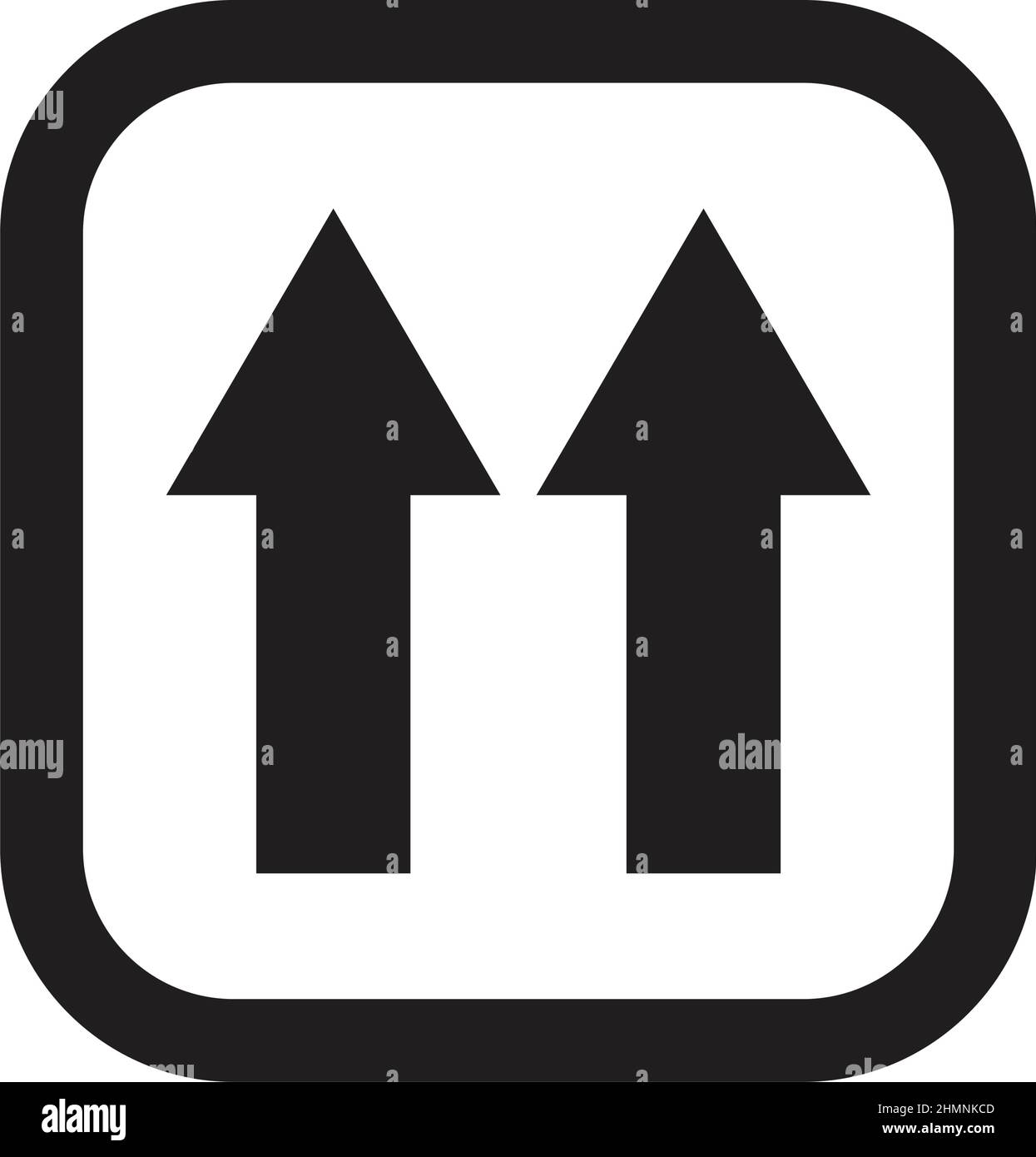 this way up symbol design over white Stock Vector Image & Art - Alamy