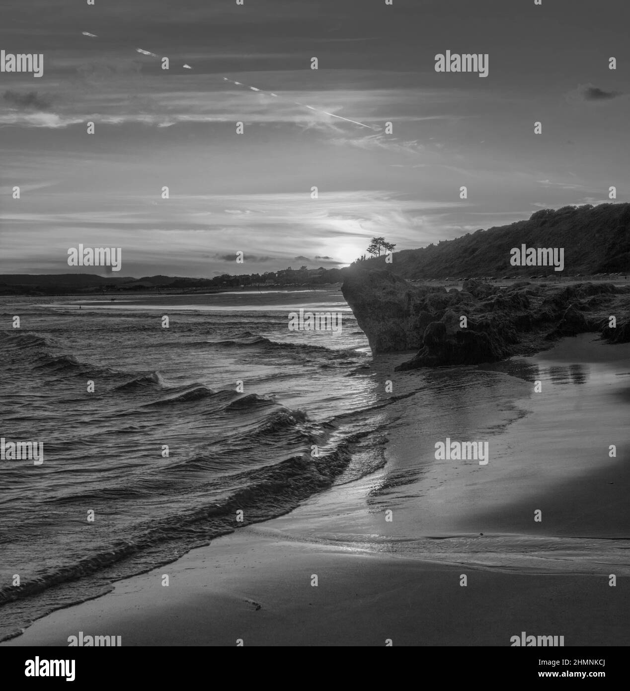 Devon coast Black and White Stock Photos & Images - Alamy