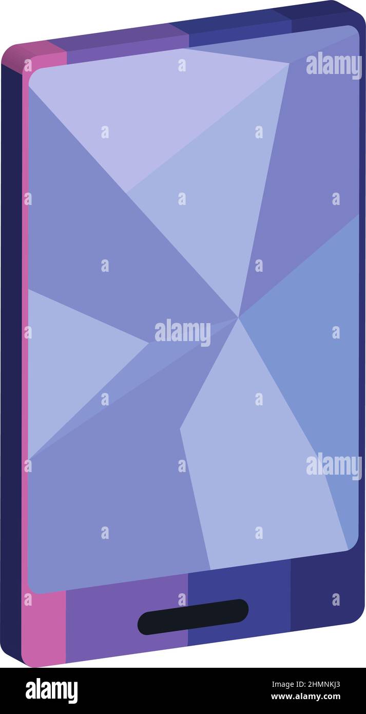 purple smartphone illustration over white Stock Vector Image & Art - Alamy