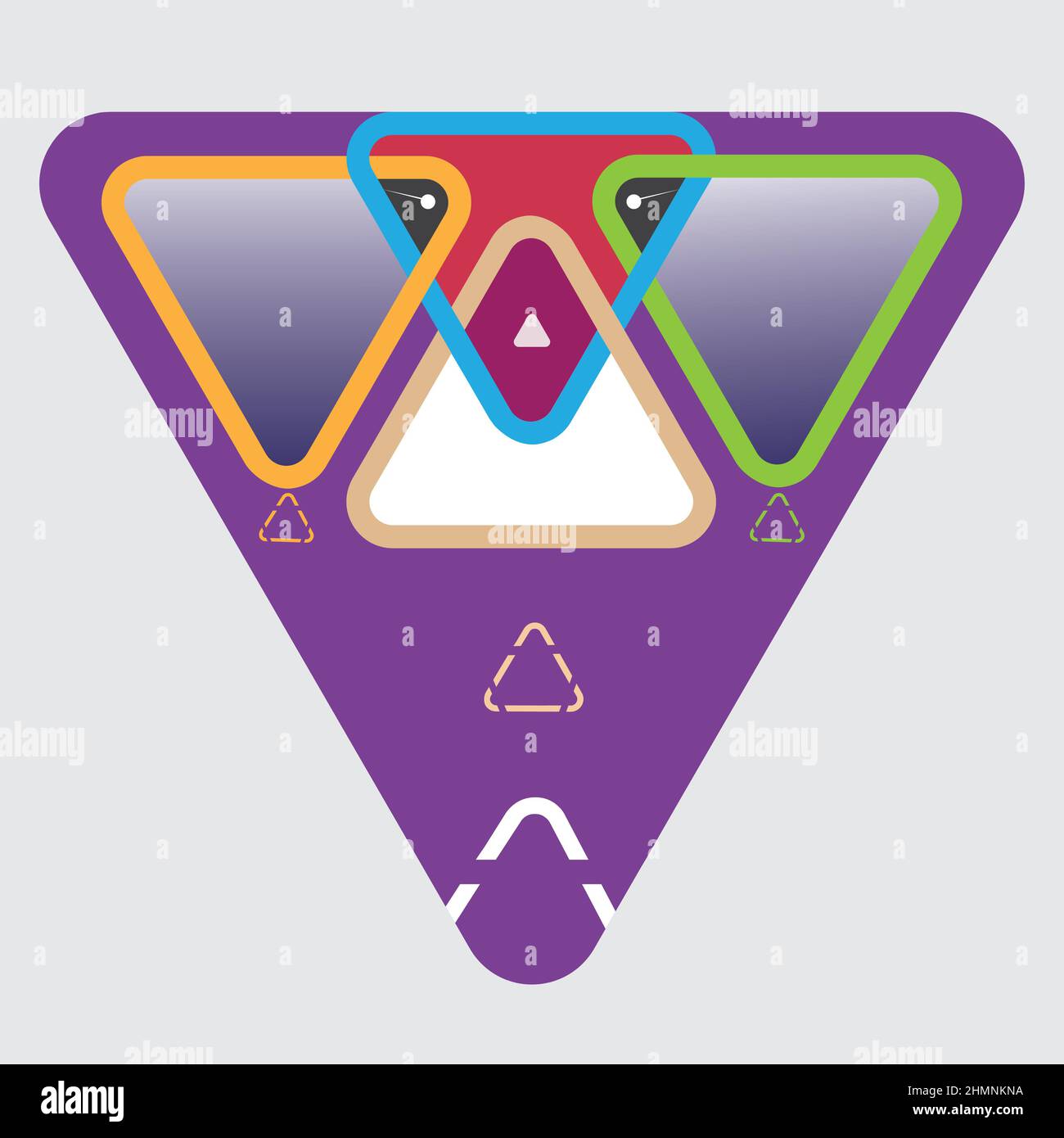 Abstract triangles and gradients hi-res stock photography and images ...