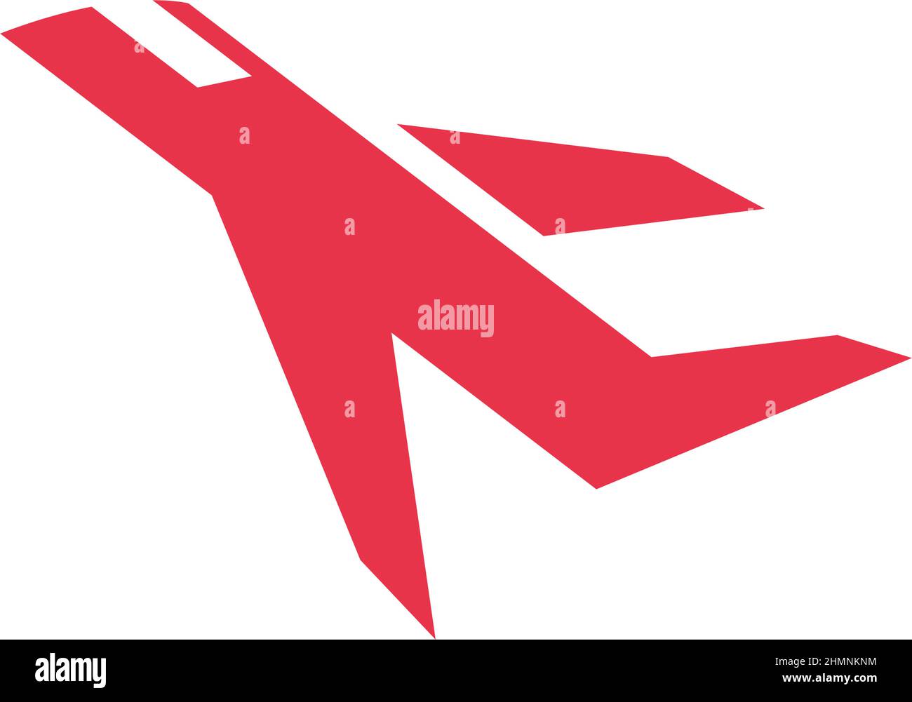 red aeroplane design over white Stock Vector Image & Art - Alamy