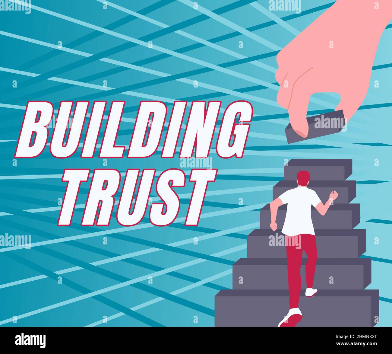 Text caption presenting Building Trust. Concept meaning activity of ... Text caption presenting Building Trust. Concept meaning activity of ...