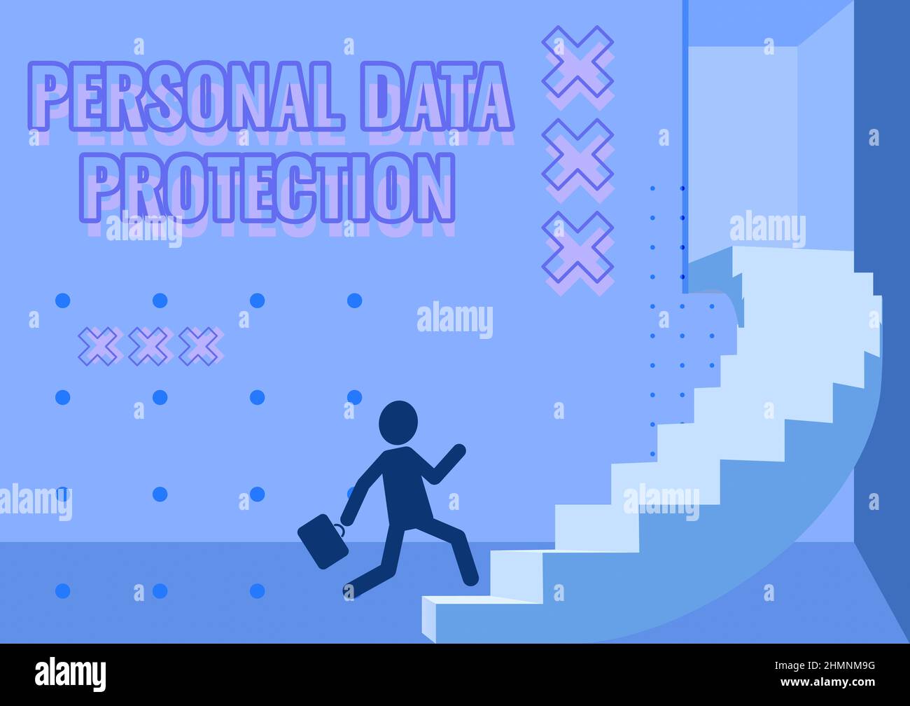 Sign displaying Personal Data Protection. Conceptual photo protecting ...
