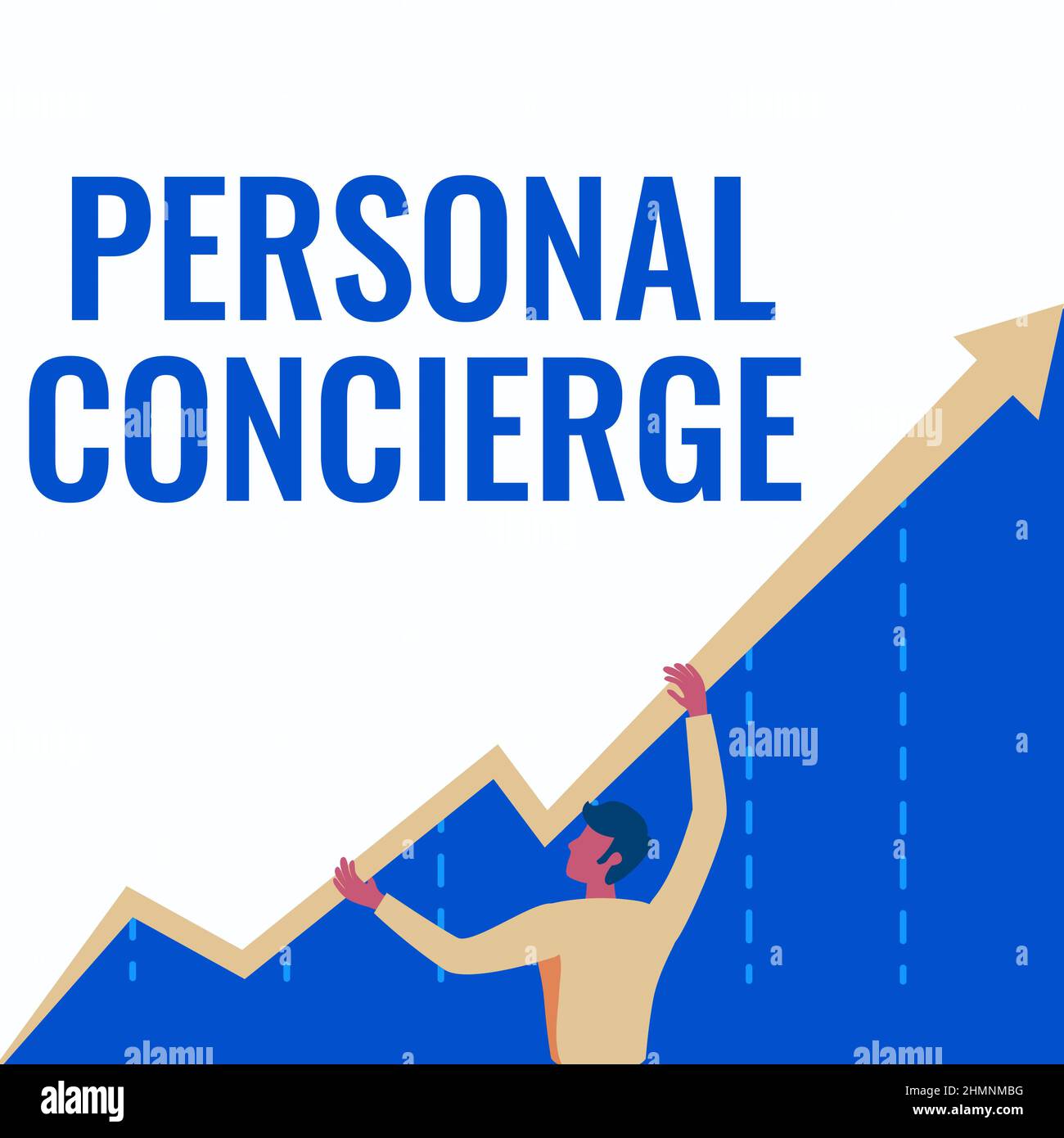 Hand writing sign Personal Concierge. Business approach someone who ...