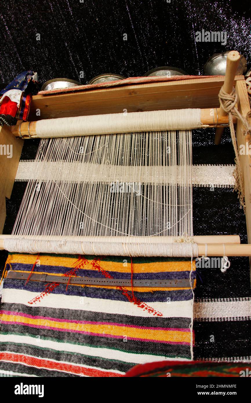 authentic kilim loom Konya Turkey Stock Photo - Alamy