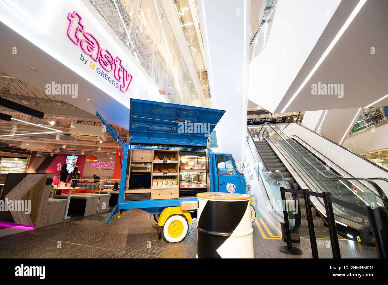 EDITORIAL USE ONLY General views at 'Tasty by Greggs', the world's ...