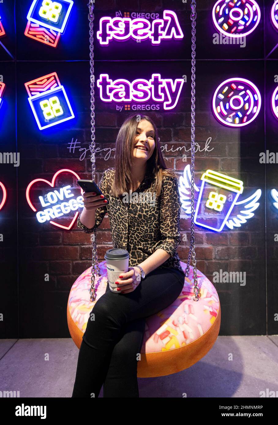 EDITORIAL USE ONLY Claire Kane at 'Tasty by Greggs', the world's ...