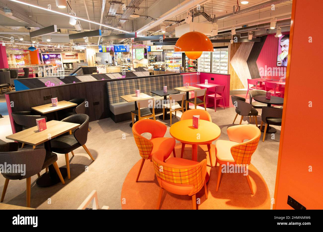 EDITORIAL USE ONLY General views at 'Tasty by Greggs', the world's ...