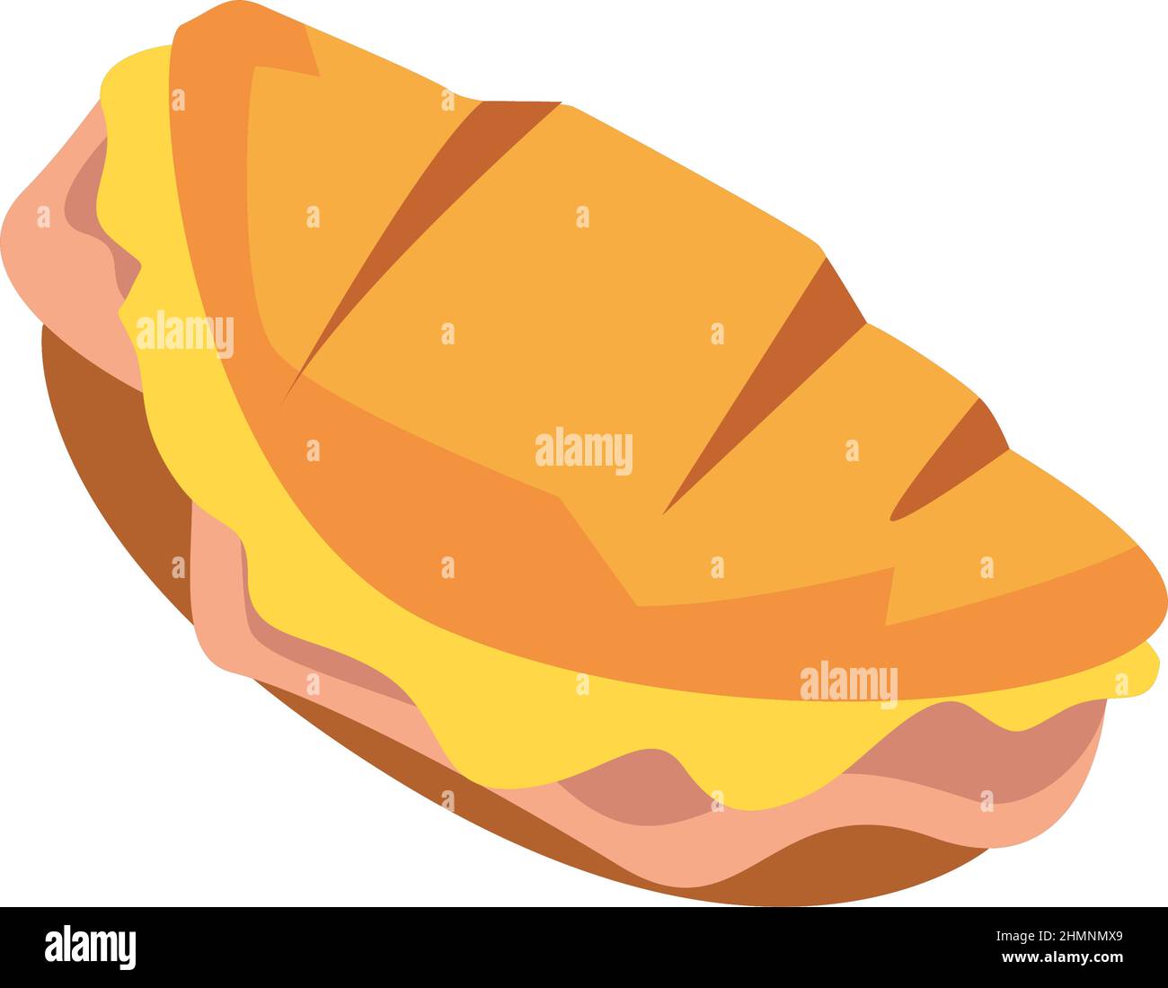 Sandwich ham avocado tomato Stock Vector Images - Alamy