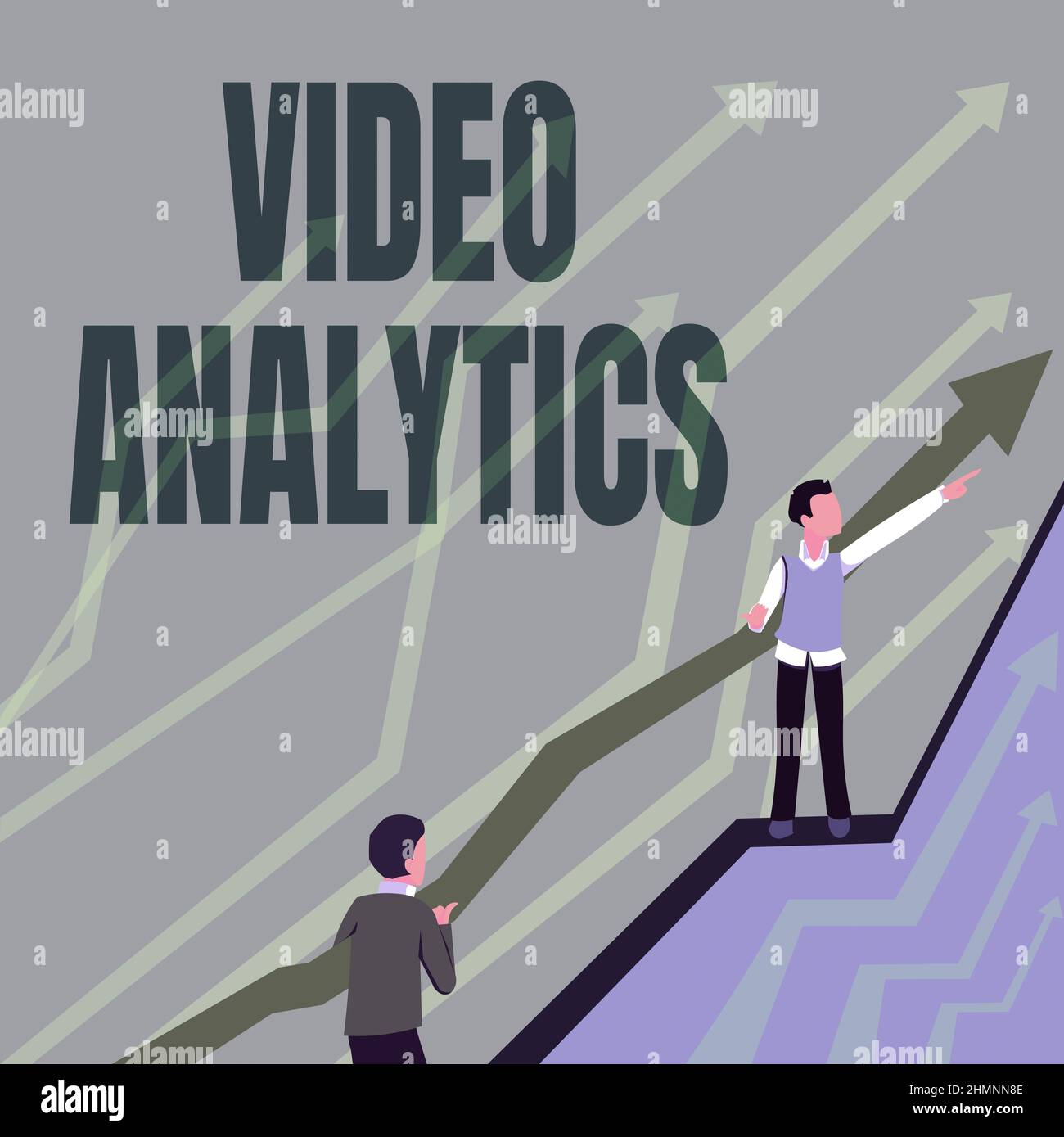 Sign displaying Video Analytics. Concept meaning analyzing video to ...