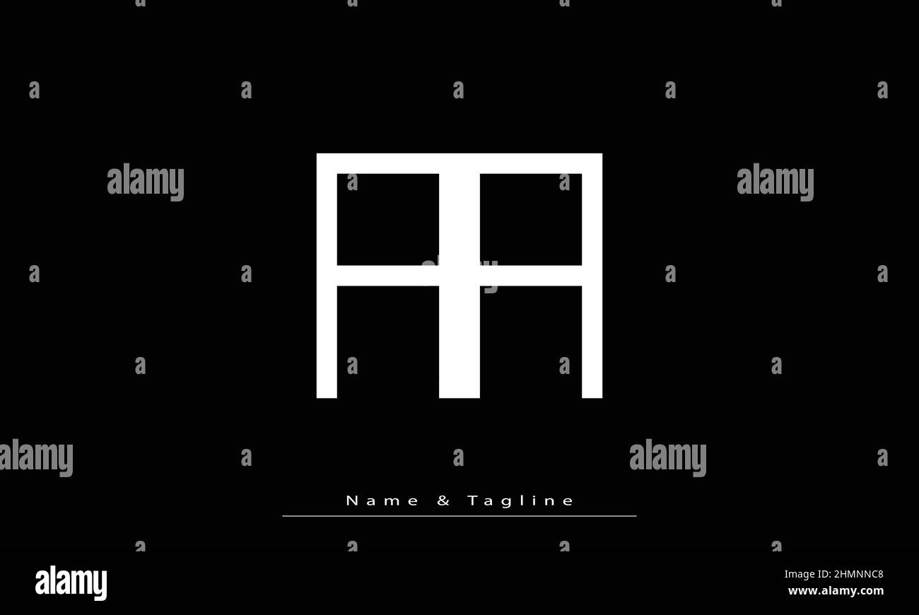 Alphabet letters Initials Monogram logo AA Stock Vector Image & Art - Alamy