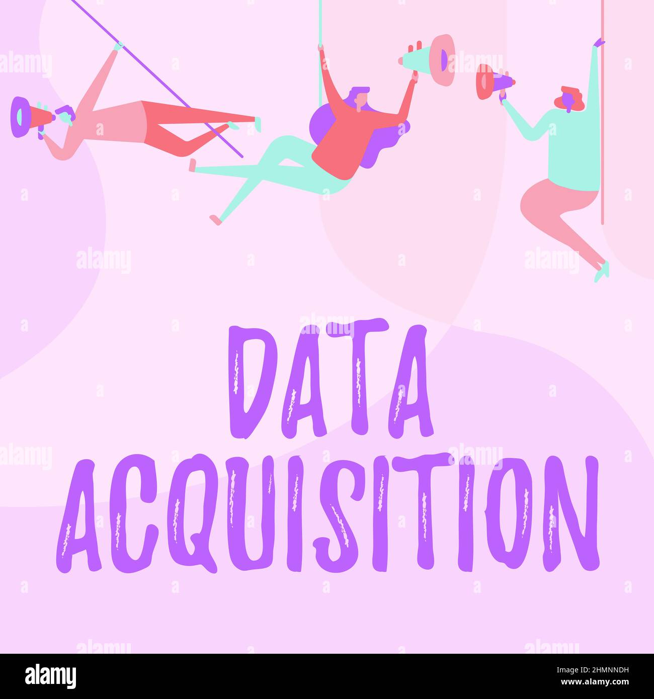 Text sign showing Data Acquisition. Conceptual photo way to obtain ...