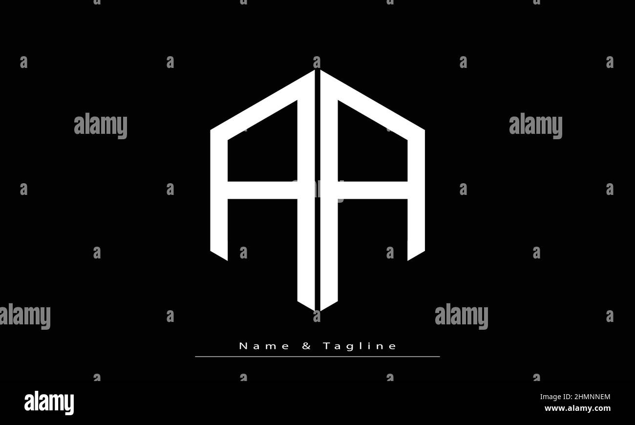 Aa monogram hi-res stock photography and images - Alamy