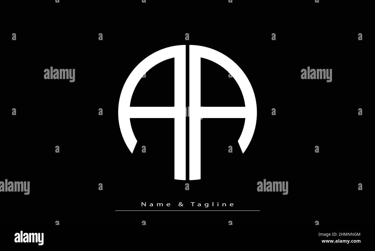 Aa monogram hi-res stock photography and images - Alamy