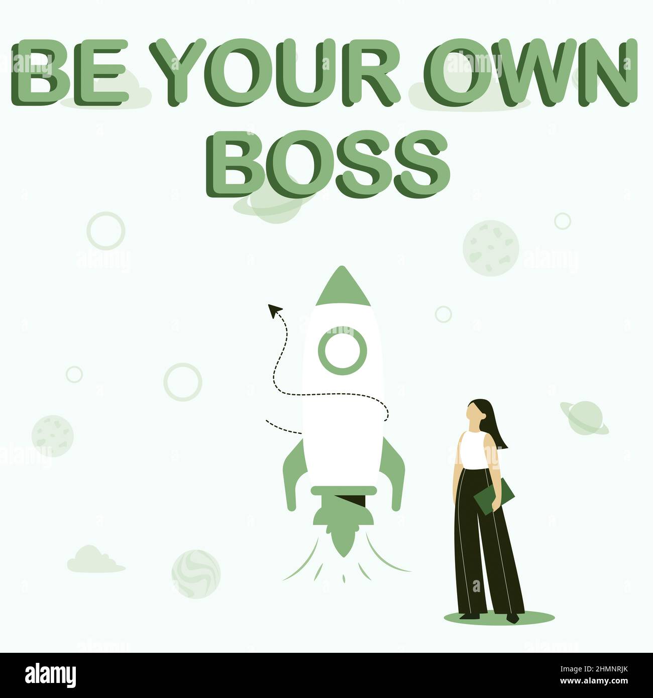 Sign displaying Be Your Own Boss. Business concept Entrepreneurship ...