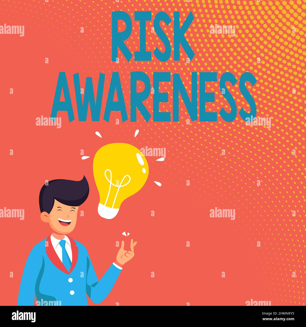 Text sign showing Risk Awareness. Word for recognizing factors that may ...