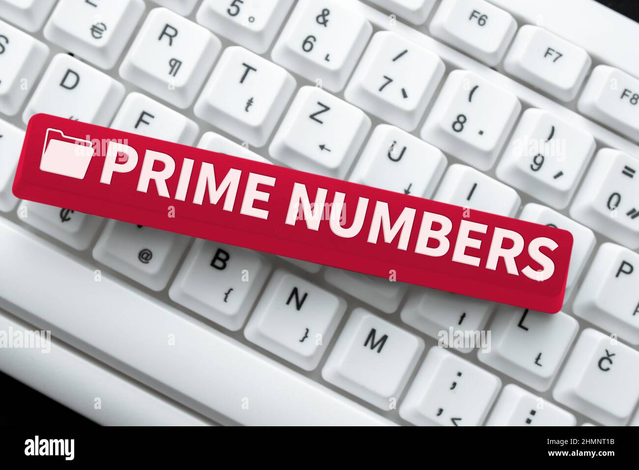 Conceptual caption Prime Numbers. Conceptual photo a positive integer ...