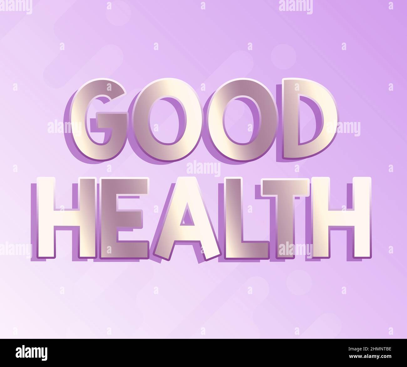 Handwriting text Good Health. Word Written on state of being vigorous ...