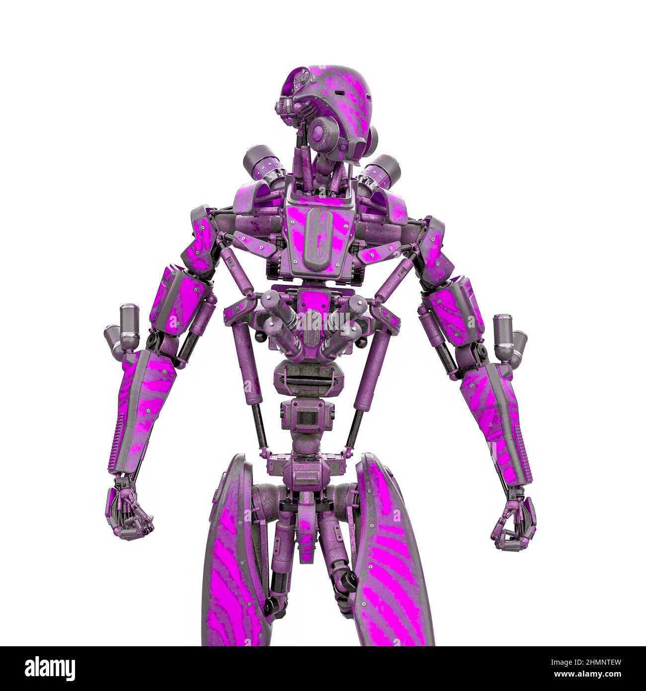 mega drone soldier robot, 3d illustration Stock Photo - Alamy