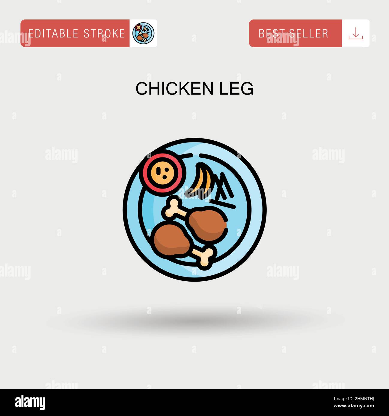 Raw chicken legs background Stock Vector Images - Alamy