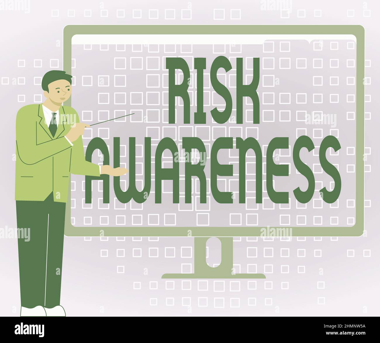 Sign displaying Risk Awareness. Concept meaning recognizing factors ...