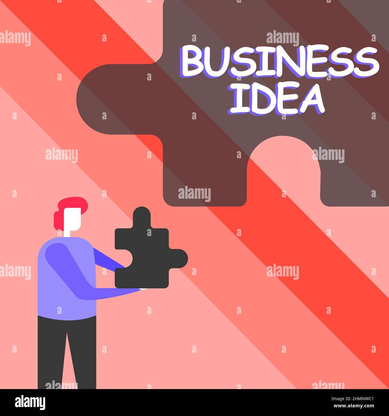 Conceptual caption Business Idea. Business approach the concept which ...