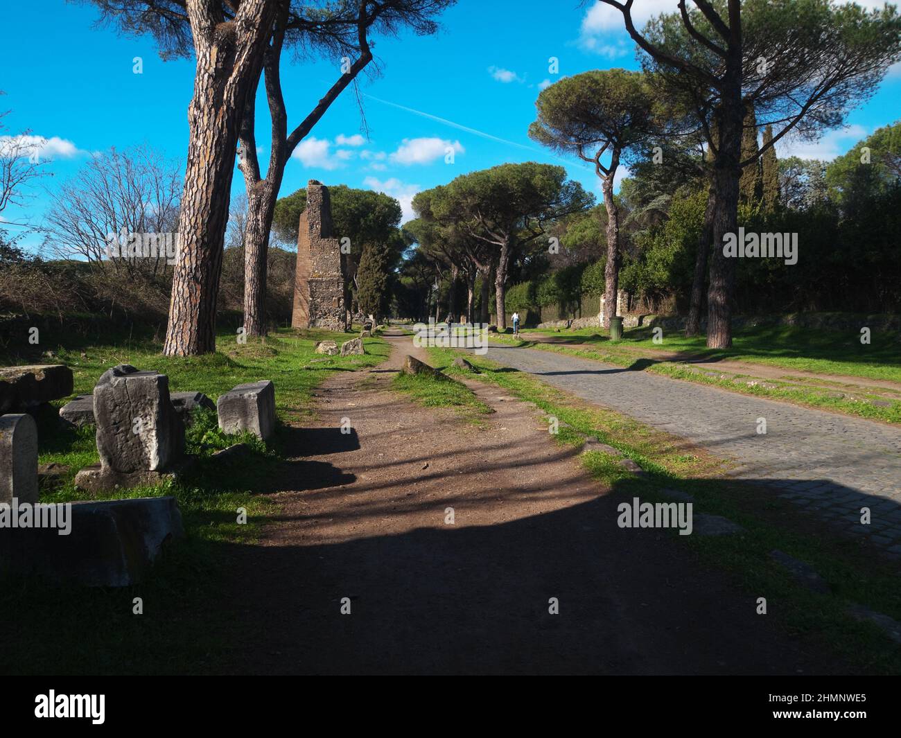 Ancient Appian Way, Rome, Italy Stock Photo - Alamy