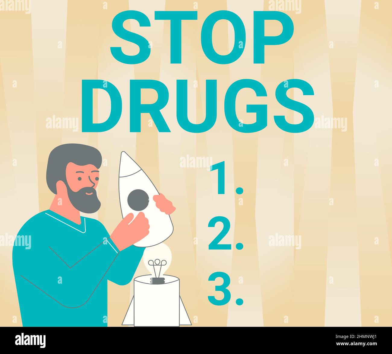 Text showing inspiration Stop Drugs. Conceptual photo put an end on ...