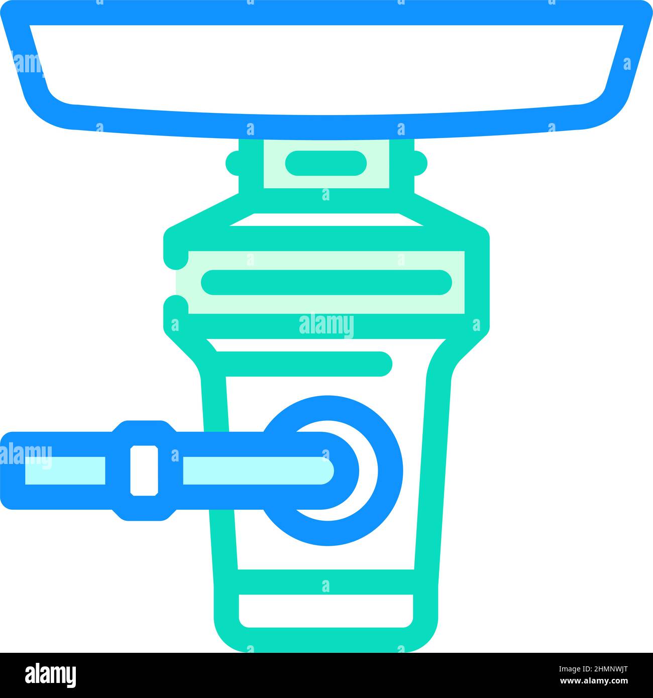 garbage disposal color icon vector illustration Stock Vector Image ...
