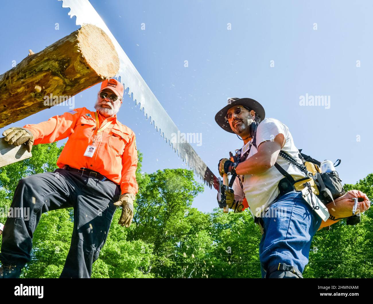 Search and Rescue Safety drill and competitive outdoor games Stock ...