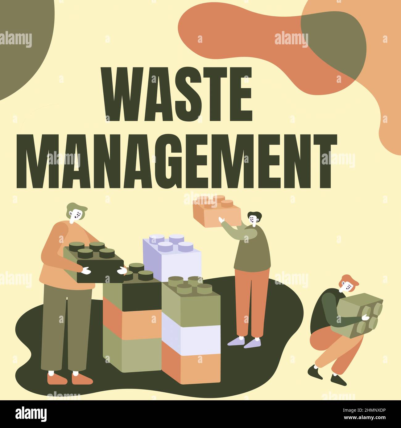 Text sign showing Waste Management. Internet Concept Waste Management ...